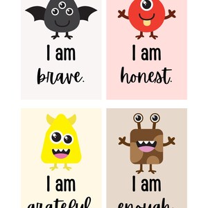 Positive Affirmation Stickers for Kids Cute and Motivational Vinyl ...
