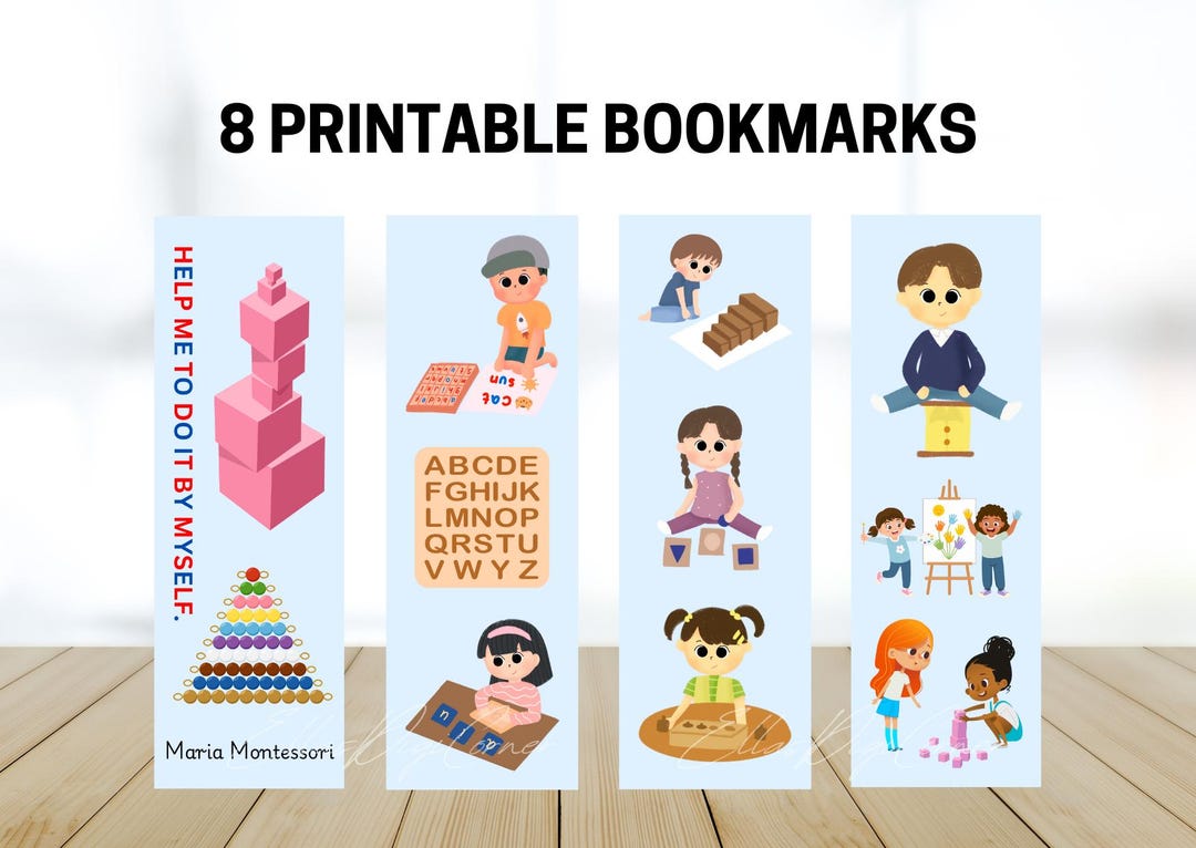 Digital, Bookmark, Montessori, Teacher, Homeschooling, Montessori ...