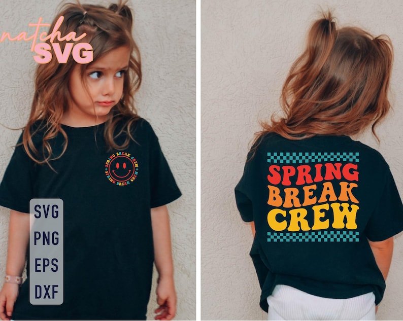 Spring Break Crew Svg, Spring Break Svg, Beach Trip Svg, Spring Beak ...