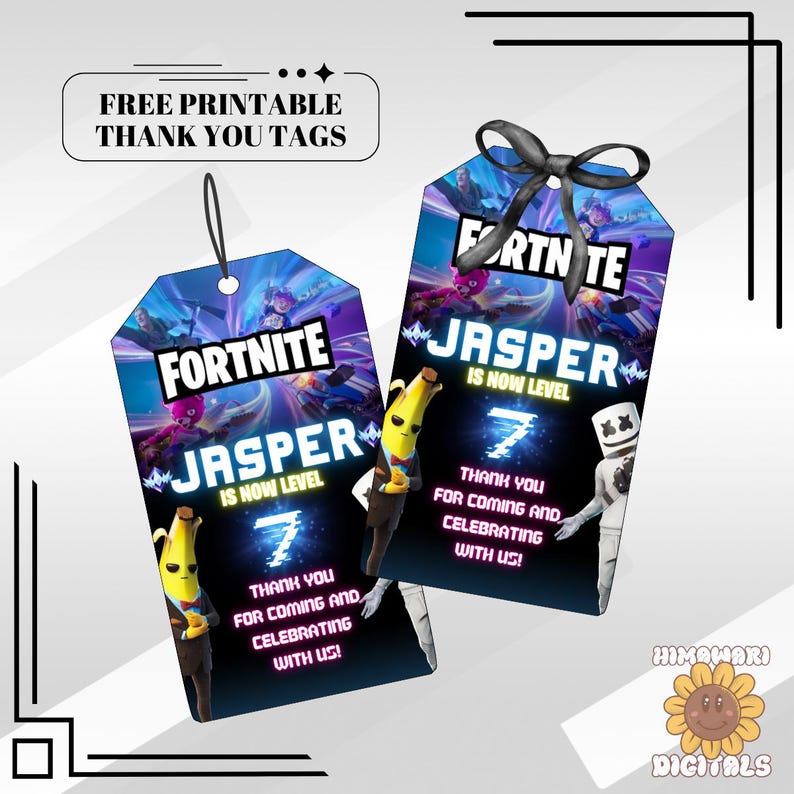 Editable Fort Game Birthday Invitation | Battle Royale Party Invite ...