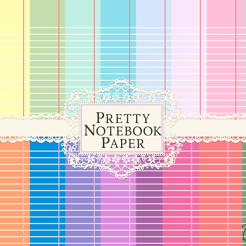 Notebook Paper - Etsy
