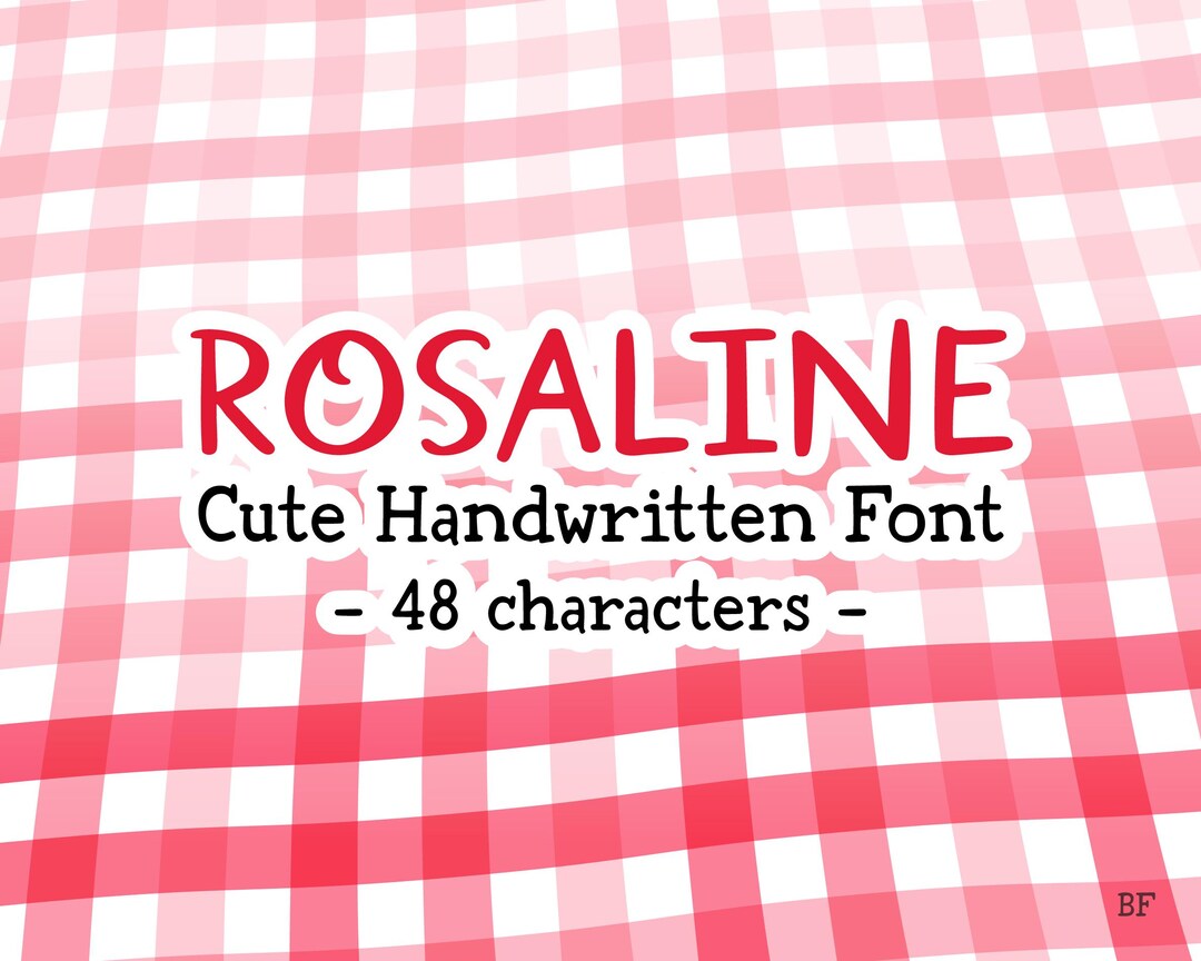 ROSALINE Handwritten Font Feminine Logo Font Soft Script Typeface ...