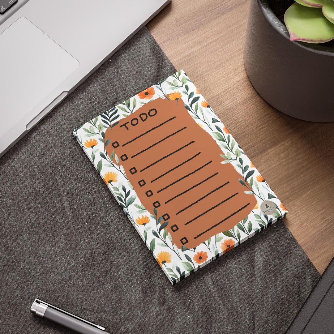 Spring Cottagecore Post-it Note Pads, Flowers Cozy Gift Organization ...