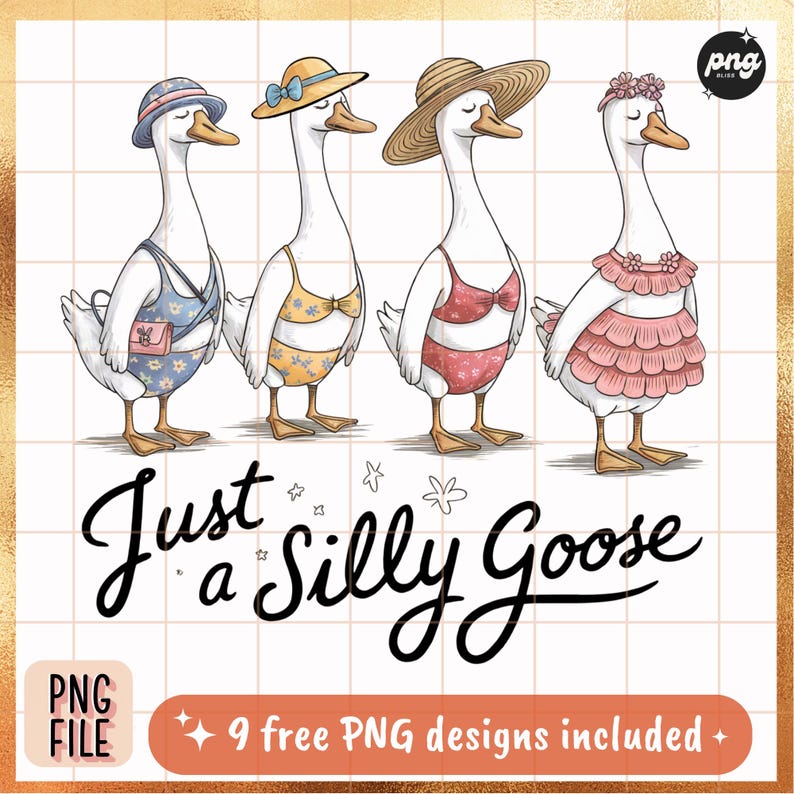 Just a Sally Goose PNG, Cute Goose PNG, Trending Goose Design Digital ...
