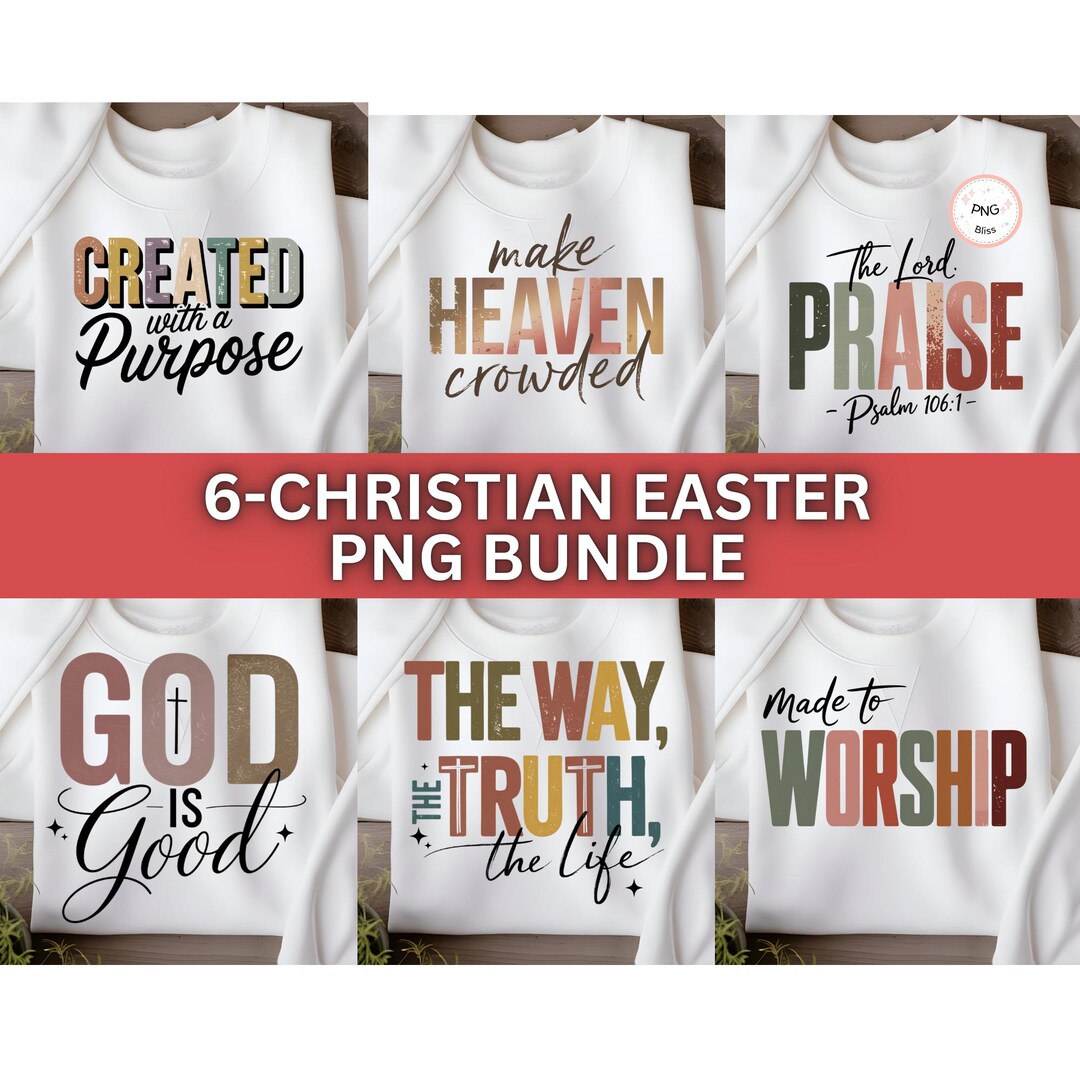 Christian Easter PNG Set: Faith-based Scripture (digital Download) - Etsy
