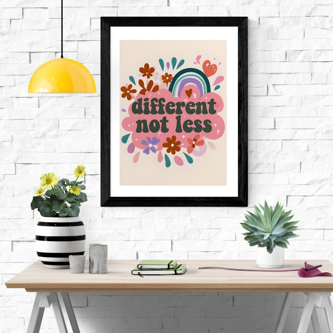 Neurodiversity Classroom Poster: Autism Awareness, Inclusion Art - Etsy