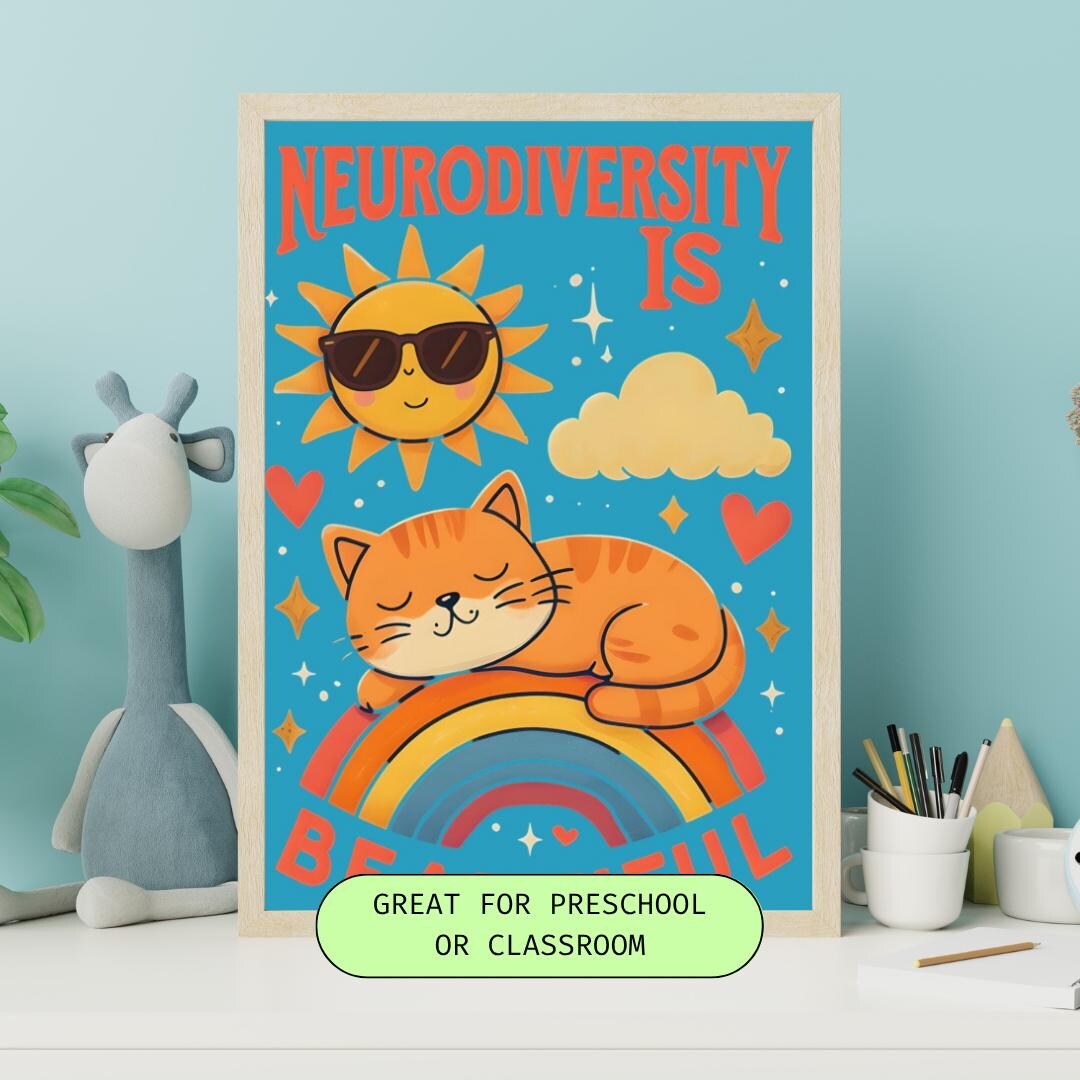 Neuodiversity Poster for Schools, Classrooms, Neurodiversity is ...