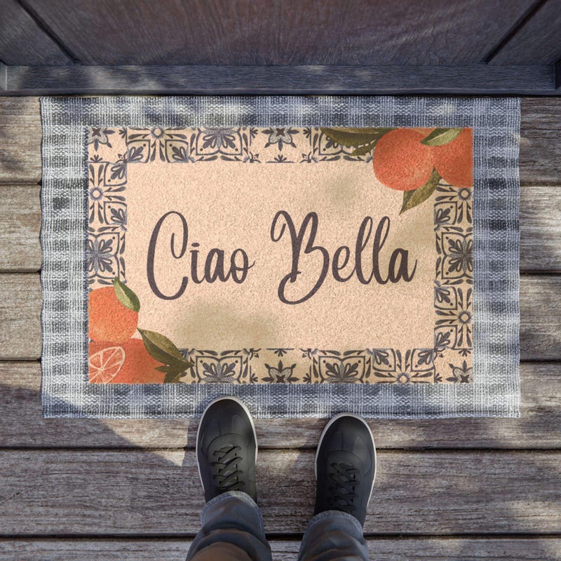 Ciao Doormat - Etsy