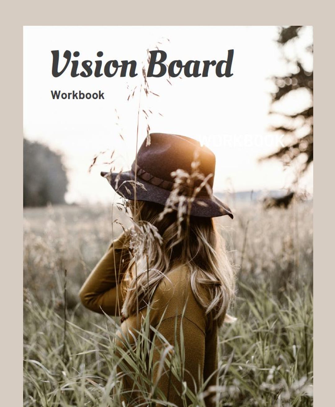 Vision Board Workbook 2025: Goal Setting Planner (digital Download) - Etsy