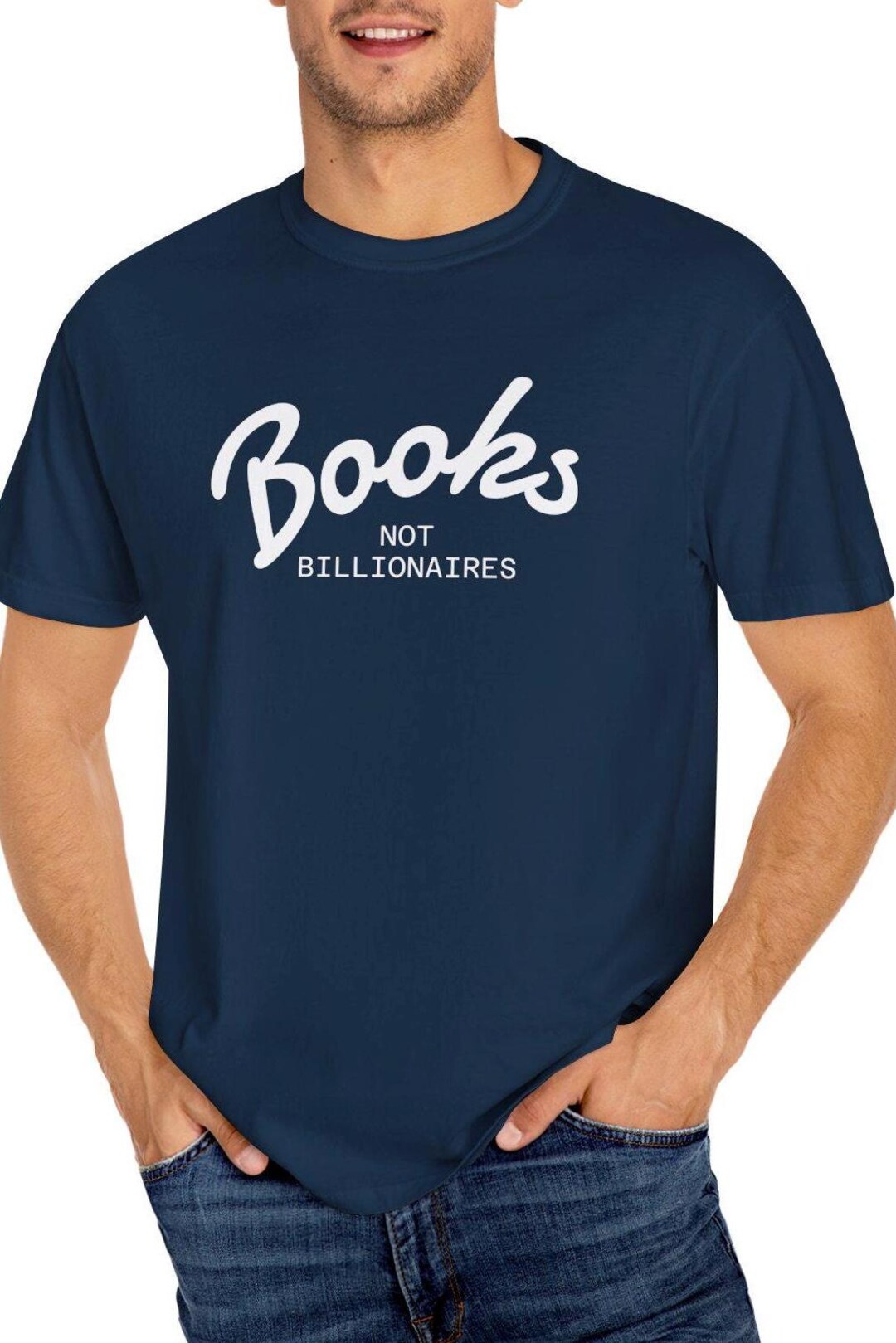 Chemise Books Not Billionaires : anti-Trump, pro-éducation - Coton ...