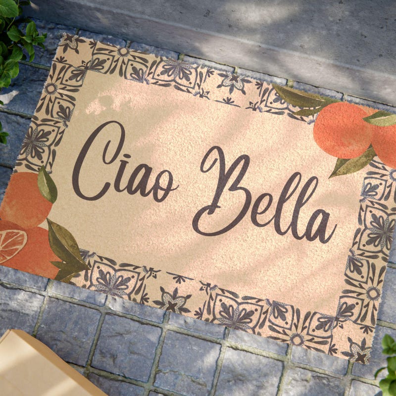 Ciao Doormat - Etsy