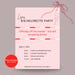 Bachelorette Invitation + 9 Fun Game Cards - Etsy
