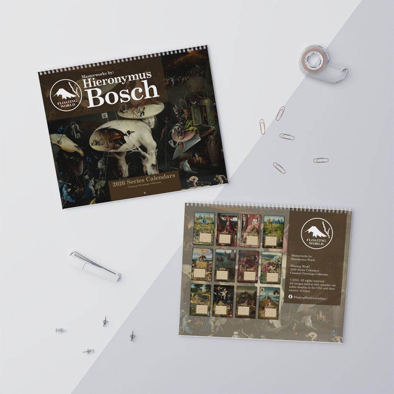 Hieronymus Bosch 2026 Wall Calendar, Classical Paintings, Vintage ...