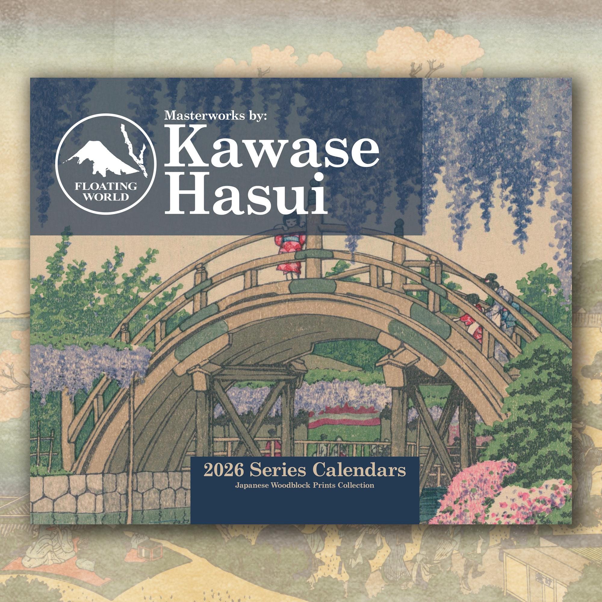Kawase Hasui 2026 Wall Calendar, Japanese Ukiyo-e Woodblock Prints ...