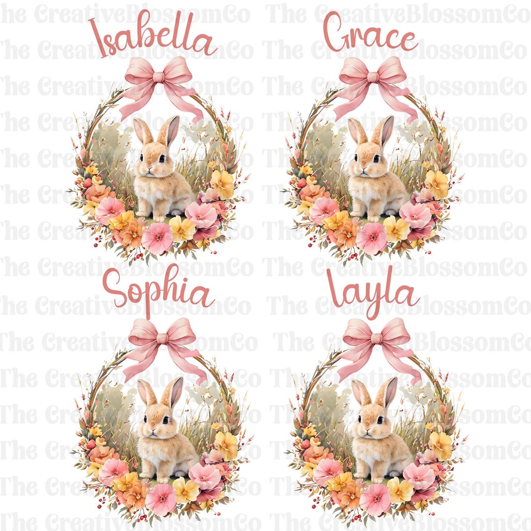 Custom Name Easter Png Svg, Personalized Easter Shirt Designs, Easter ...