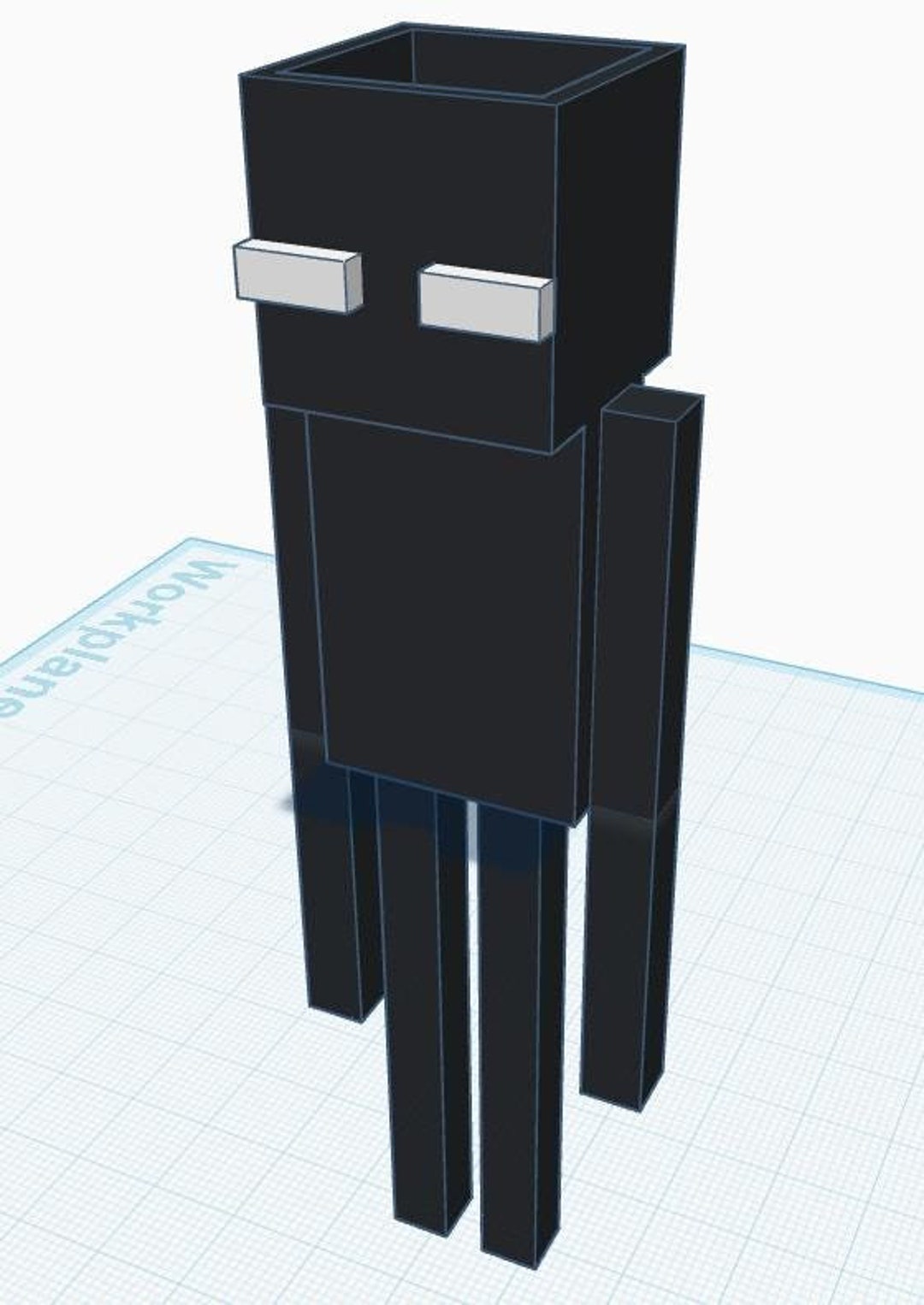 Minecraft Enderman Plant Pot 3D Print File - Etsy