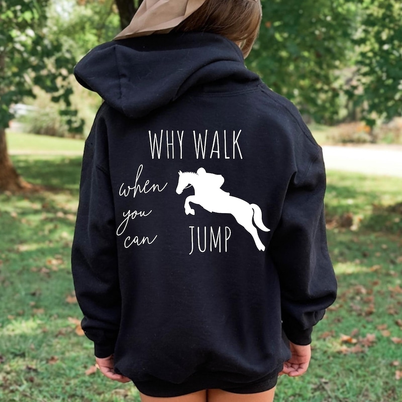 Horse Jump Sweatshirt - Etsy