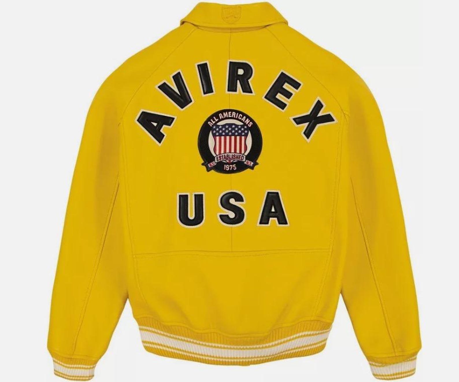 ZM Men's Avirex Bomber Jacket –inspired Retro Casual Streetwear ...