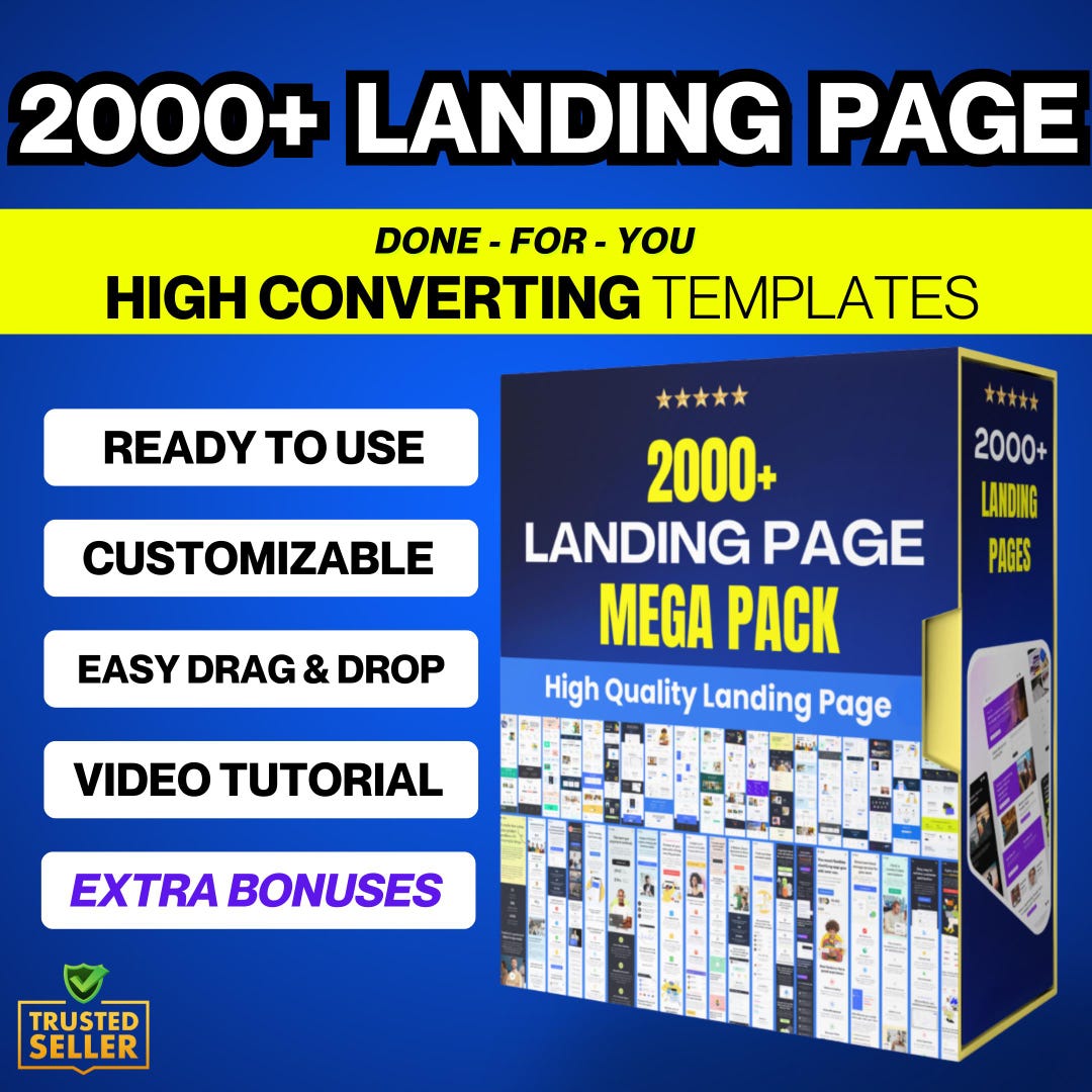 2000+ High-converting Landing Page Templates | Seo-optimized & Mobile ...