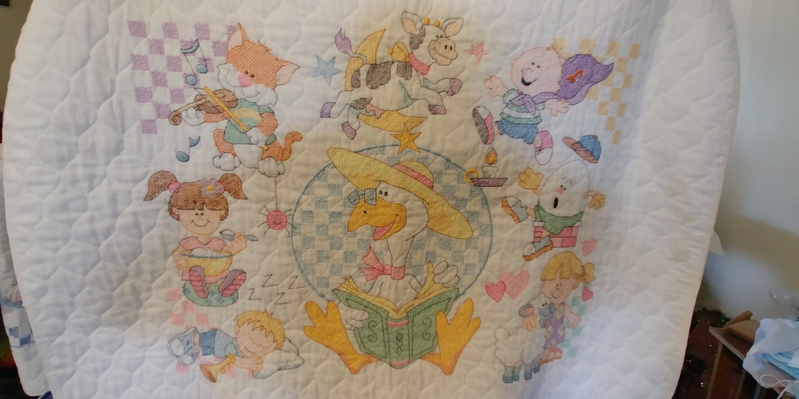 Mother Goose Baby Quilt - Etsy
