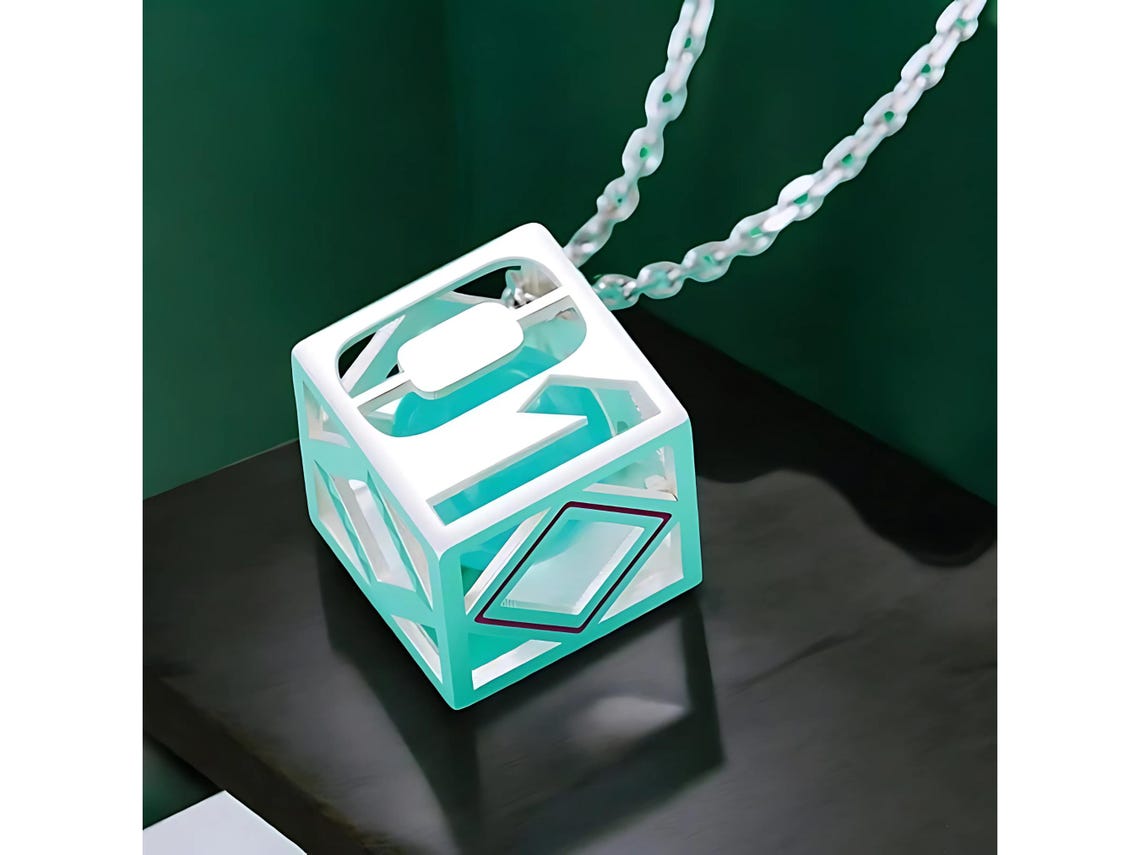 Anime Hatsune Miku Inspired Chain Necklace, Kawaii Anime Jewelry, Anime ...