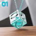 Anime Hatsune Miku Inspired Chain Necklace, Kawaii Anime Jewelry, Anime ...