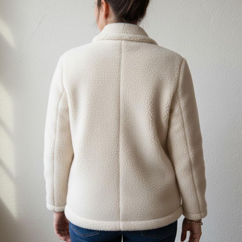 Convertible-collar Jacket Sewing Pattern (PDF Download): Women’s Shirt ...
