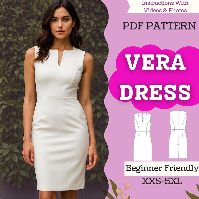 Sheath Dress Linen - Etsy UK