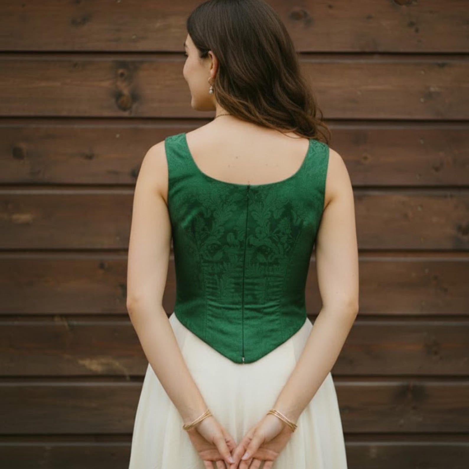 Medieval Square-neck Bodice Sewing Pattern (PDF Download): V-hem ...