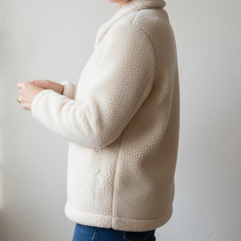 Convertible-collar Jacket Sewing Pattern (PDF Download): Women’s Shirt ...