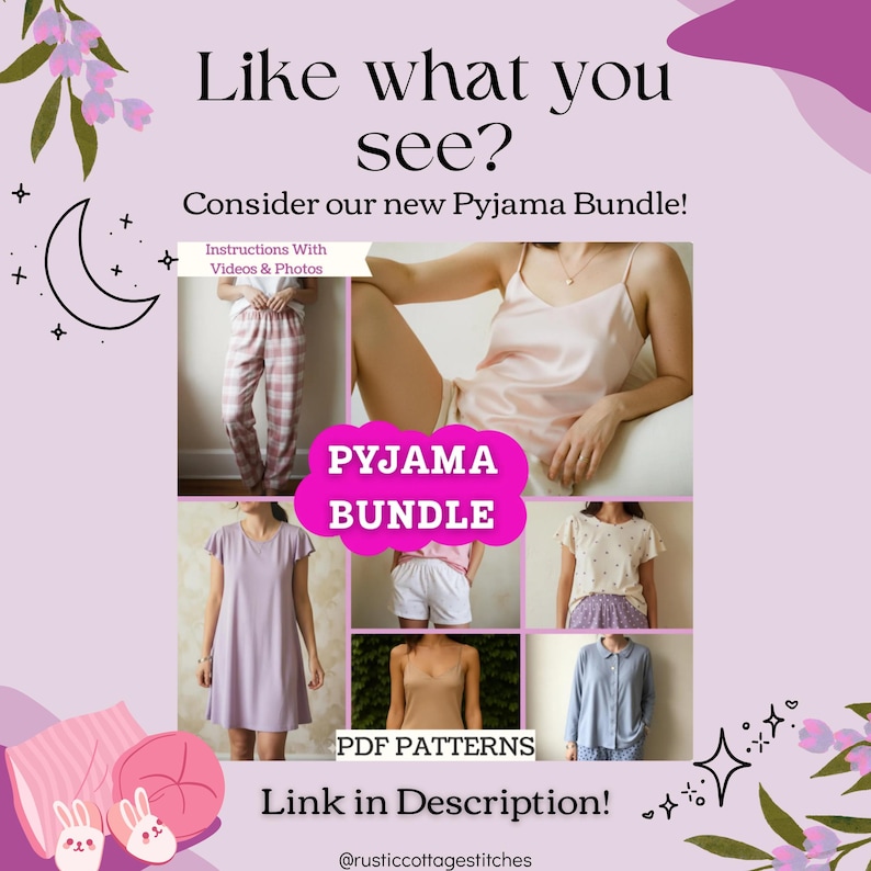 Elastic-waist Lounge Pants Sewing Pattern: Beginner-friendly (PDF ...