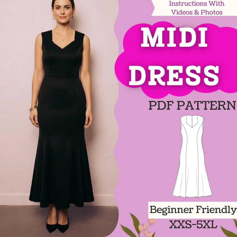 Panel Dress Pattern - Etsy