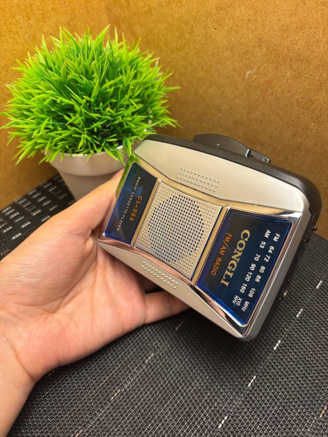 Compact Portable Cassette Player Congli CL-305, 1970s–1980s, Vintage ...