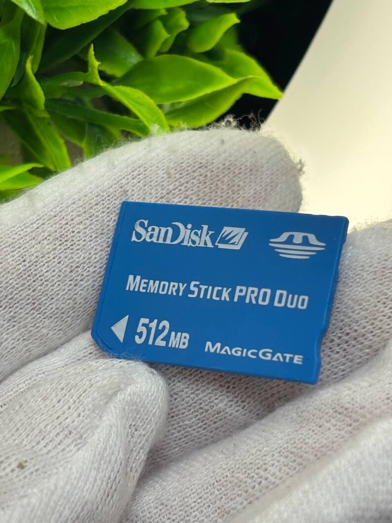 Vintage, San Disk Memory Stick Pro Duo, 512 MB Card Type Pro Duo Card ...