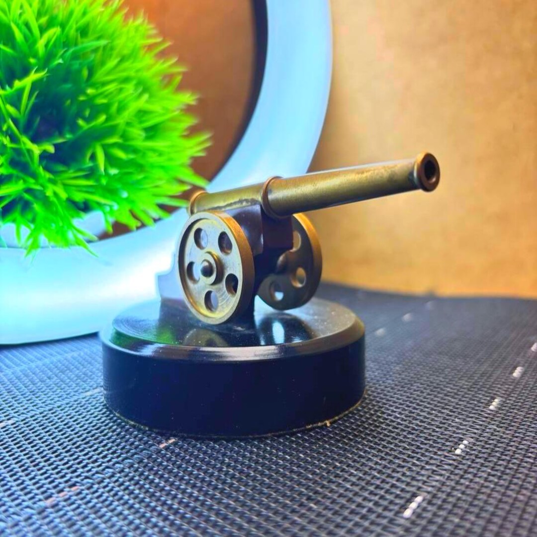 Vintage Soviet Cannon Figurine, Soviet Interior Figurine, Decorative ...