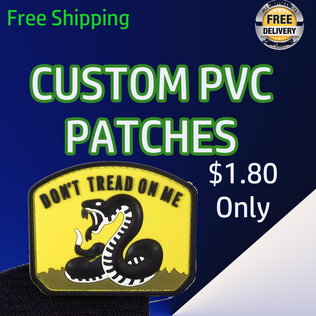 Custom PVC Patches, 3D PVC Patches, Custom PVC Rubber Patches With Iron ...