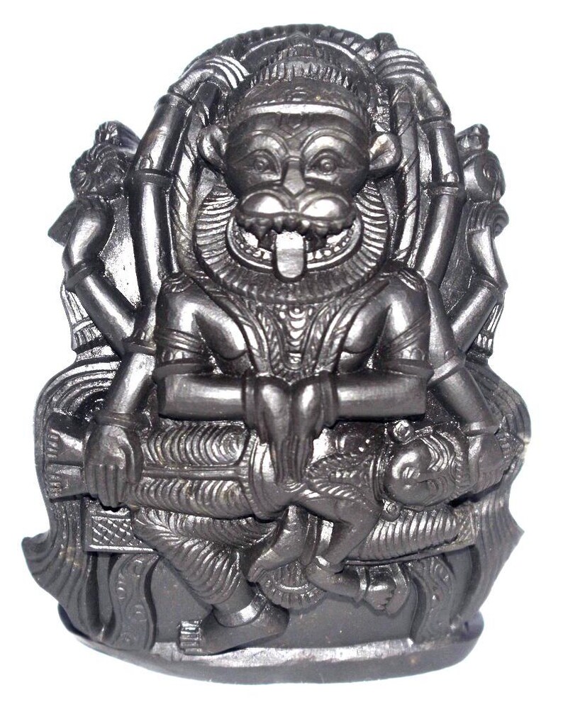 Rare Narasimha Idol - Ugra Narasimha - Jwala Narsimha on Sudarshan ...