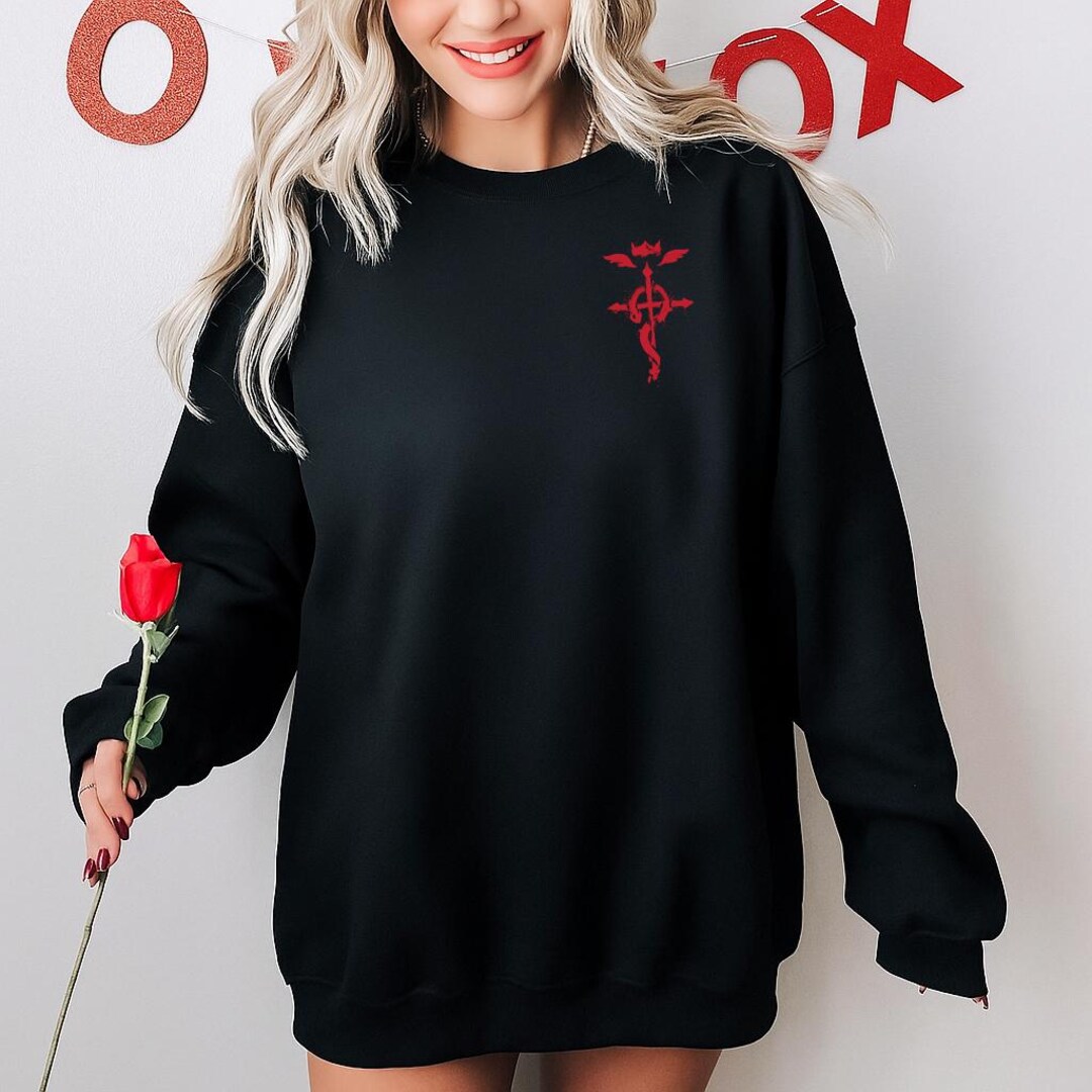 Unisex, Red Symbol Alchemist Sweater, Homunculus, Brotherhood Manga ...