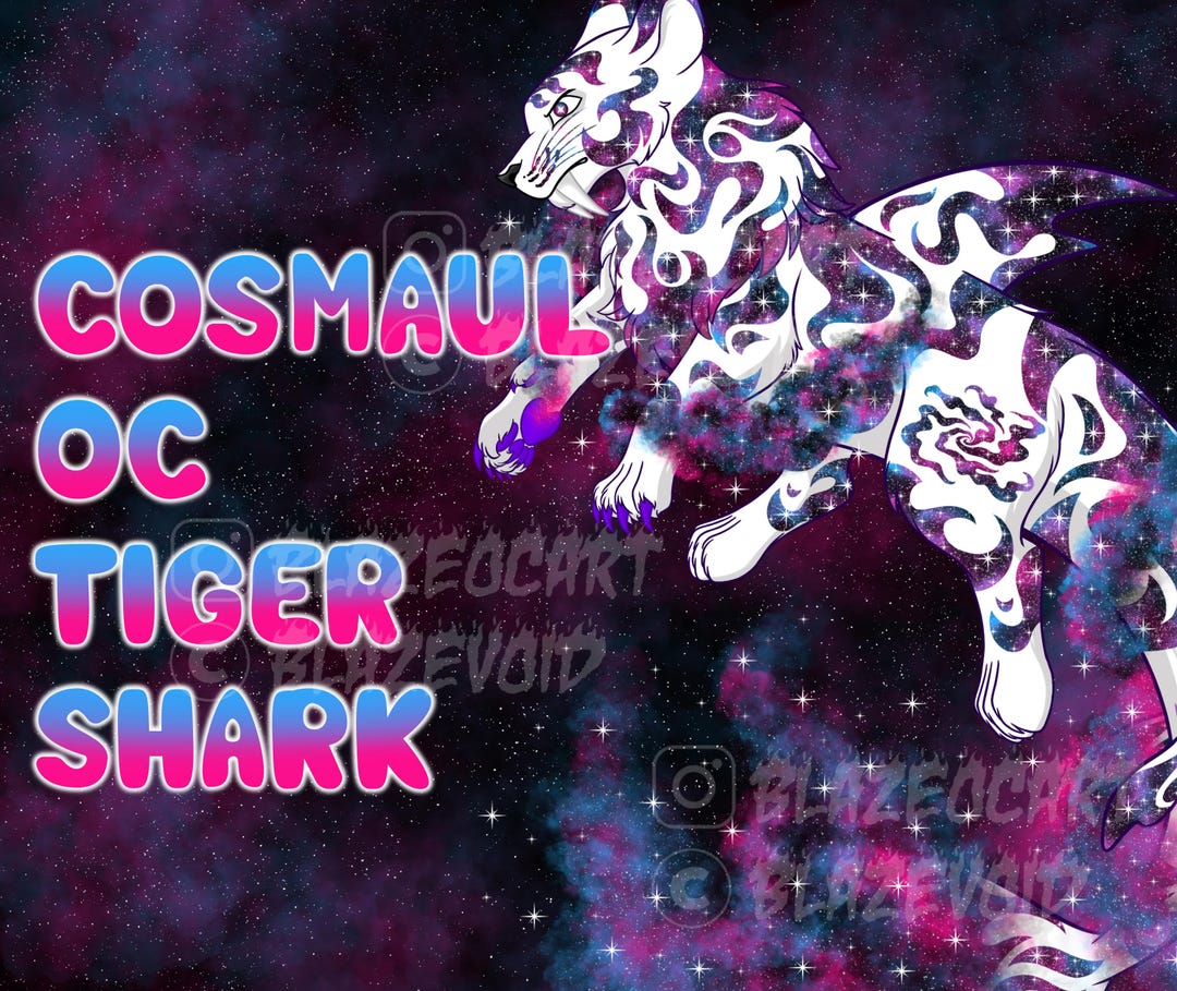 Cosmic | Tiger Shark | OC Adoption | Original Character | Galaxy ...