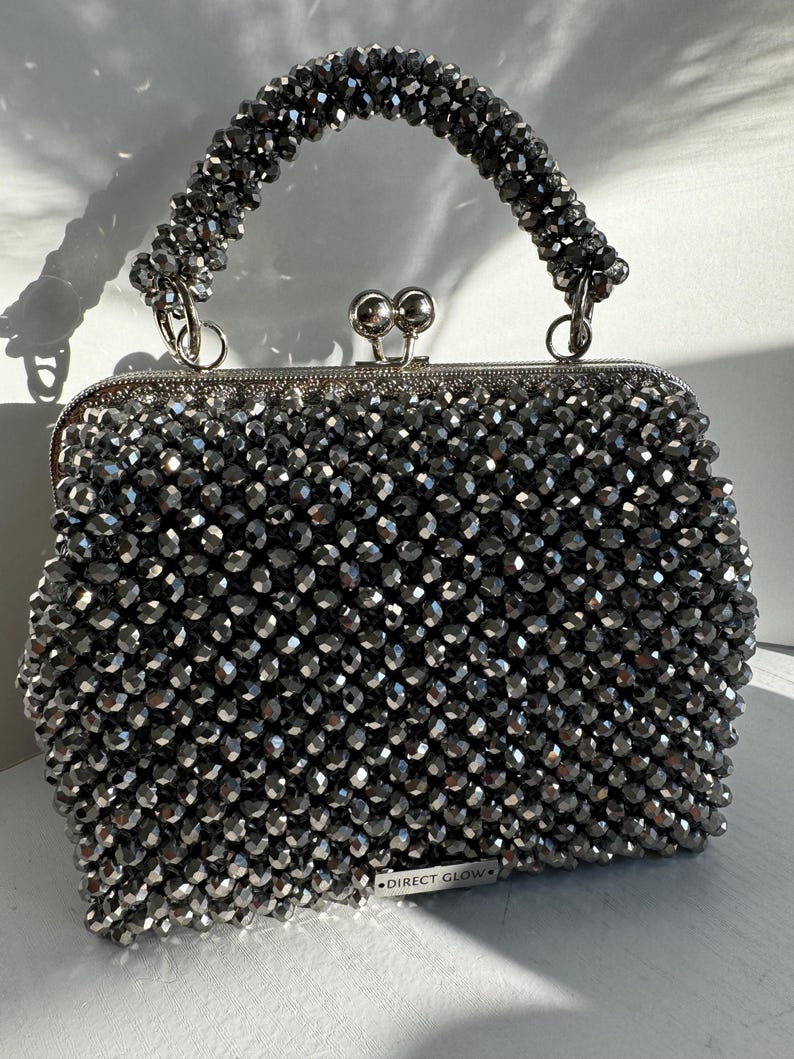 Beaded Crystal Purse Tutorial – DIY Beaded Bag PDF Pattern & Video ...