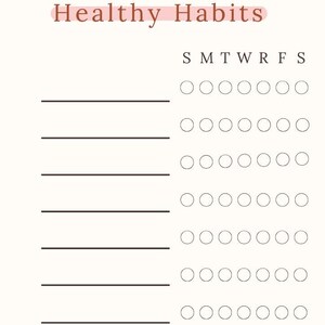 Weekly Digital Wellness Tracker | Habit, Water, Sleep & Mood Tracking ...