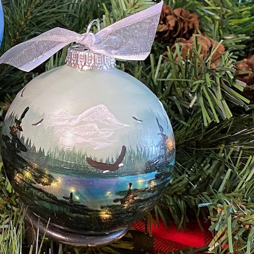 Hand-painted Inside Passage Ornament, Personalized Pacific Northwest ...