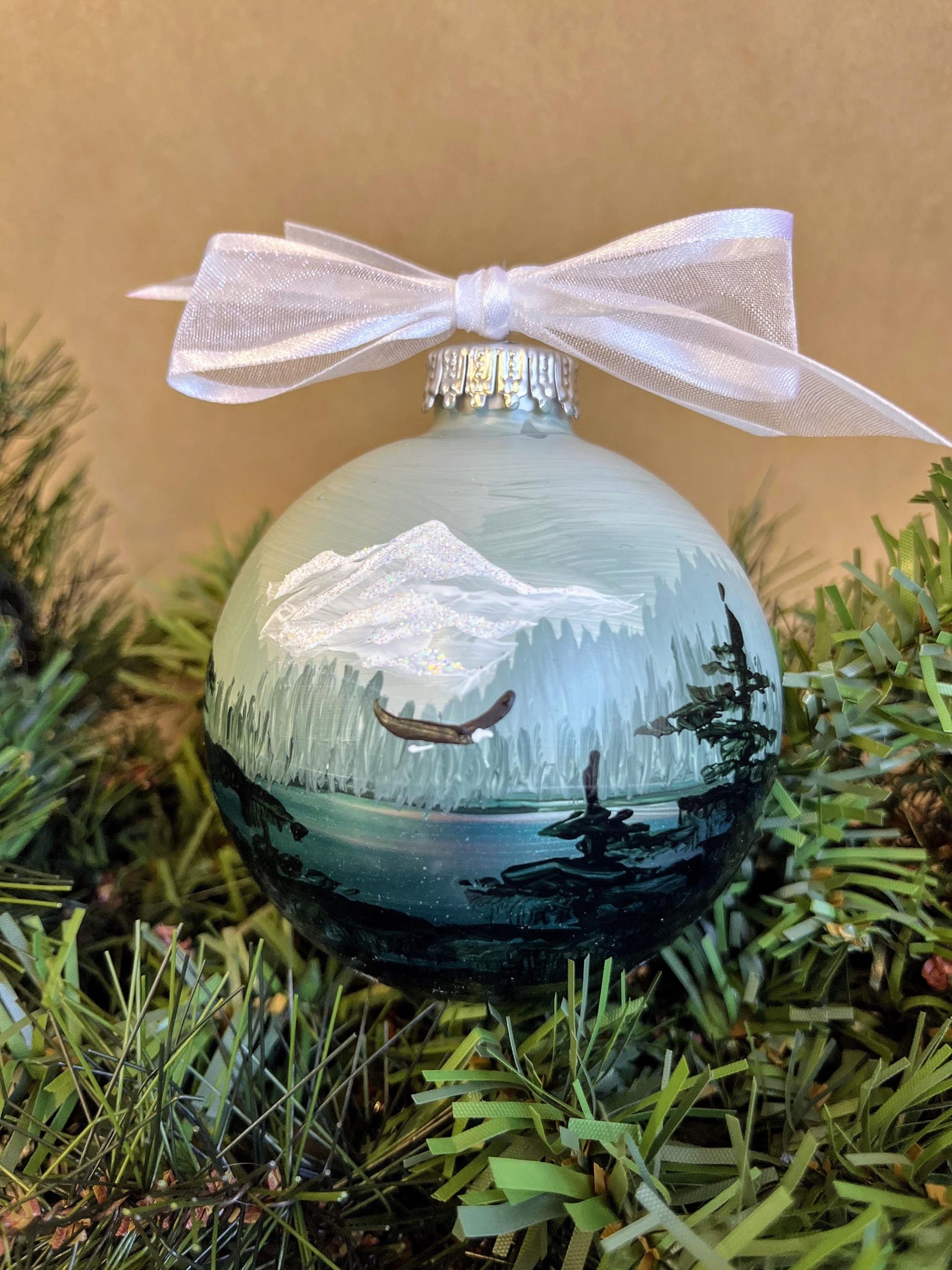 Hand-painted Inside Passage Ornament, Personalized Pacific Northwest ...