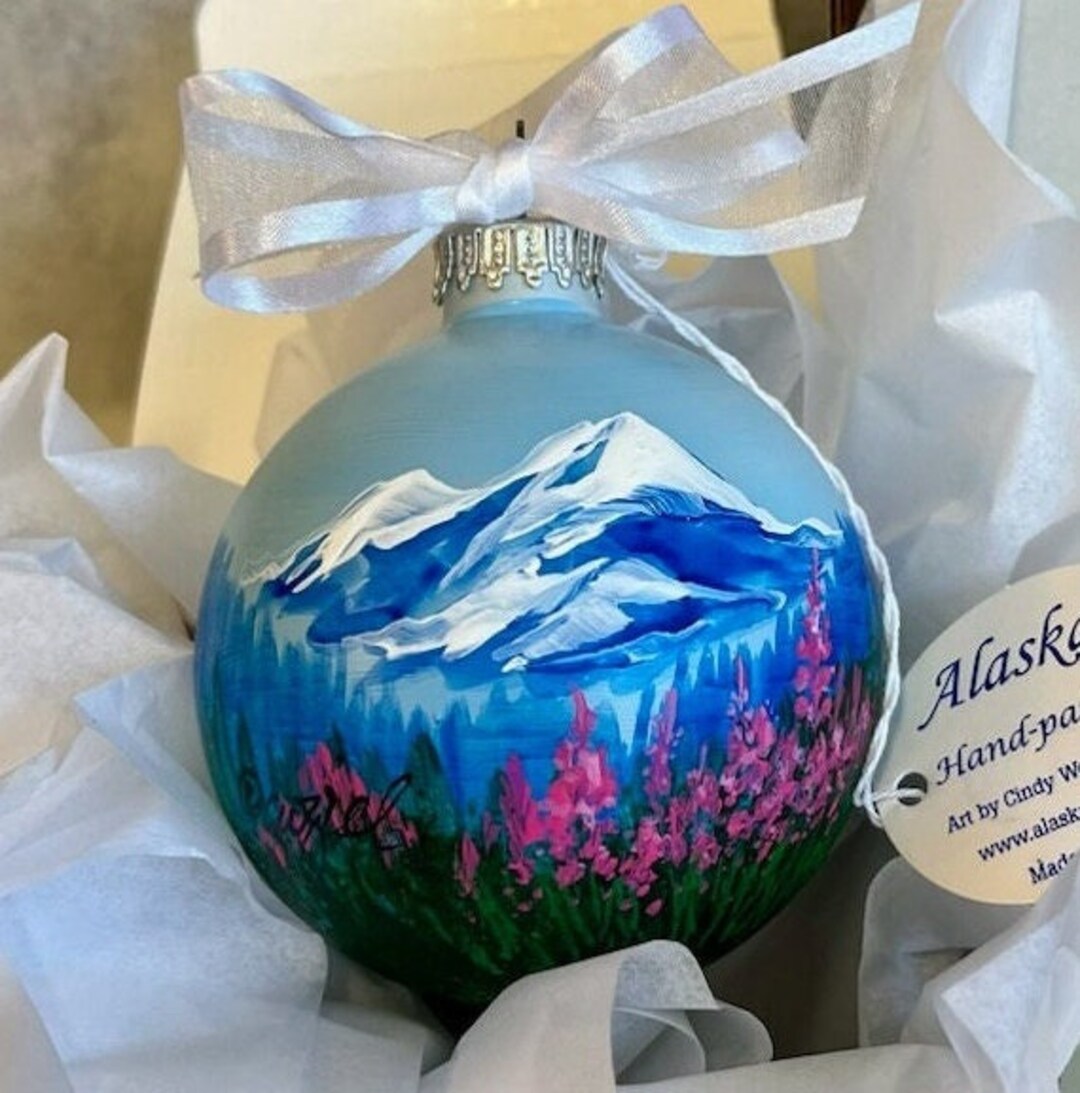 Buy Handcrafted Glass Fireweed Ornaments Personalizable Gifts, Decor ...