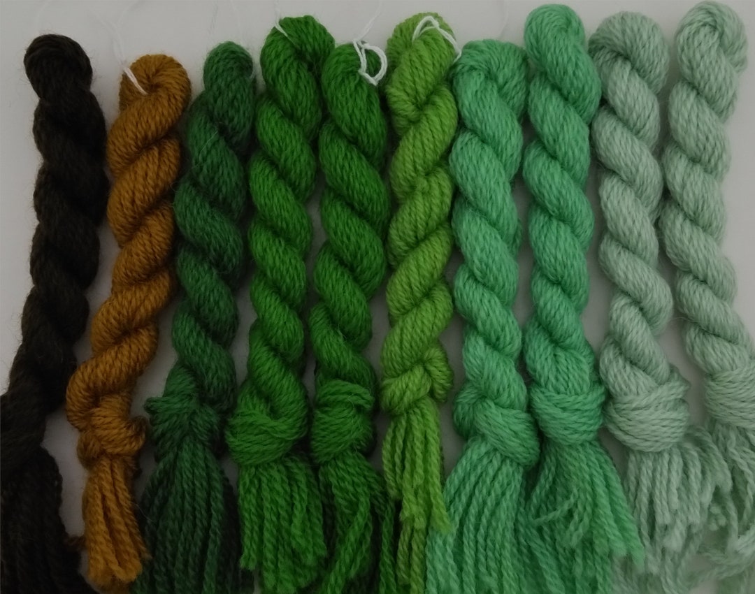 NEW - 80 Yards Paternayan Wool Needlepoint Yarn - 10 Skeins - Lot #57 ...