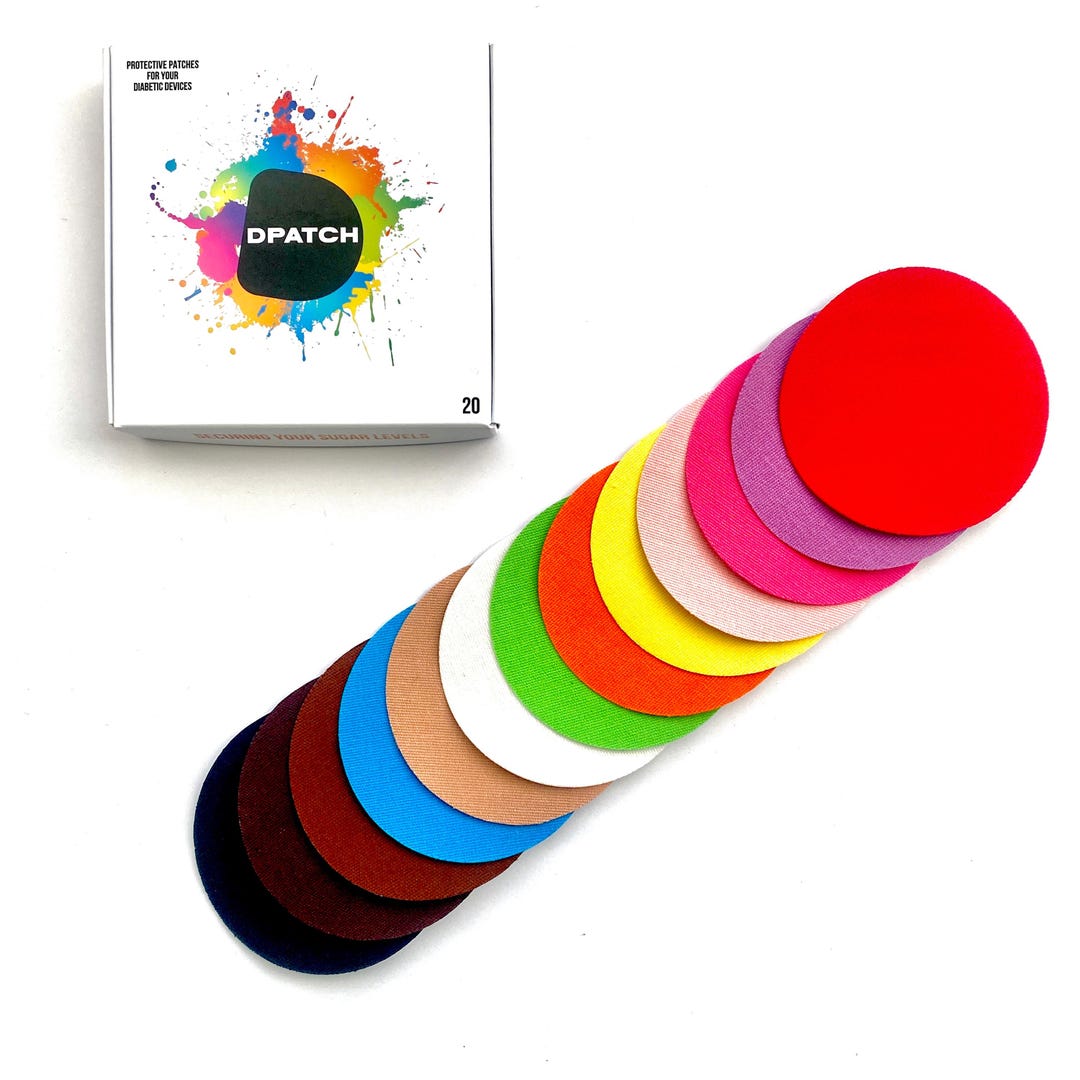 Dpatch Freestyle Libre 1/2 Protective Patches CGM Covers, Waterproof ...