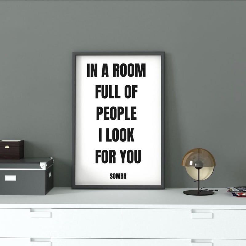 Sombr Wall Art - Etsy