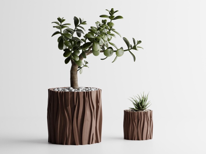 Pot Wavy – Modern 3d-printed Plant Pot | Unique Wavy Texture Design ...