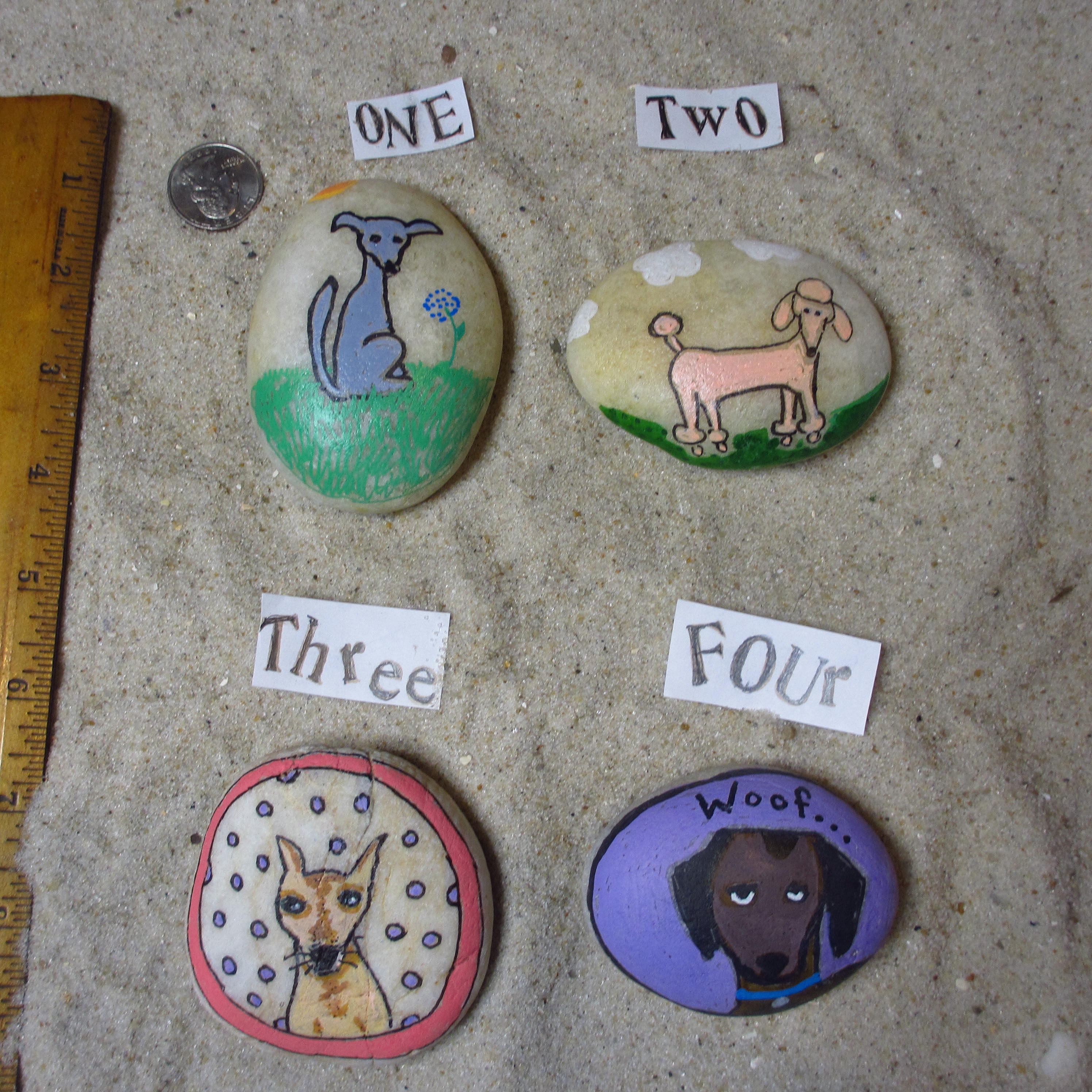 Dogs Rock!- Painted Rock-painted Stone - Etsy