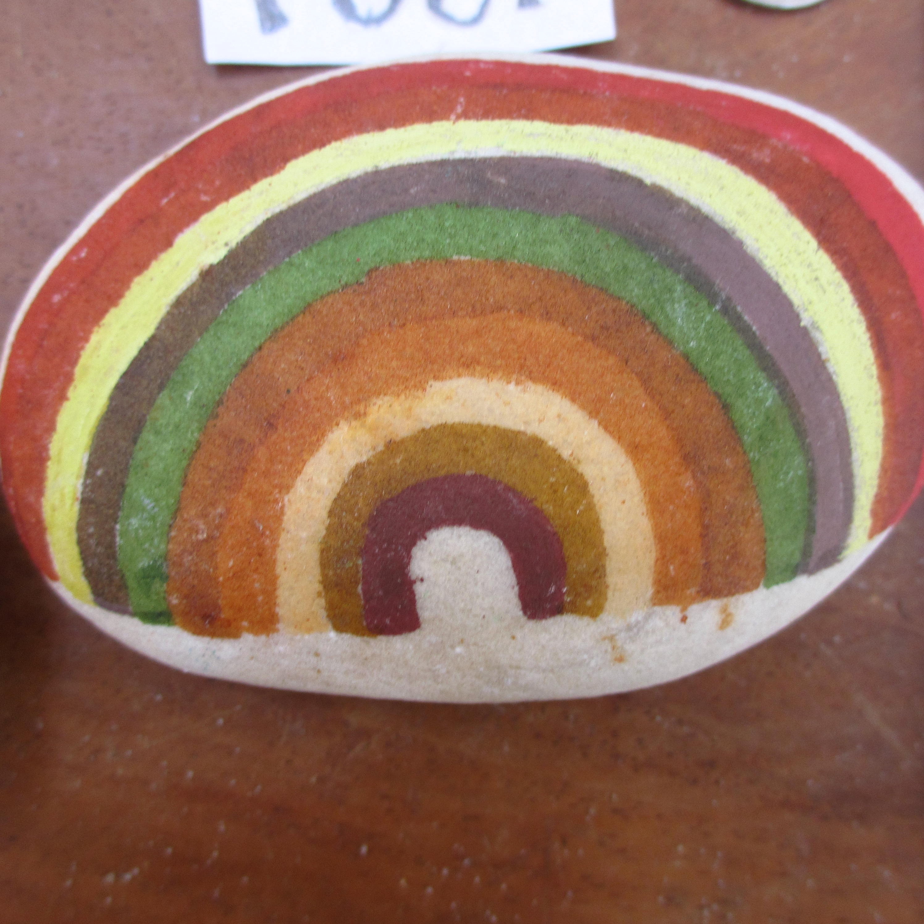 Rainbow Rocks- Art Rocks- Painted Stone - Etsy